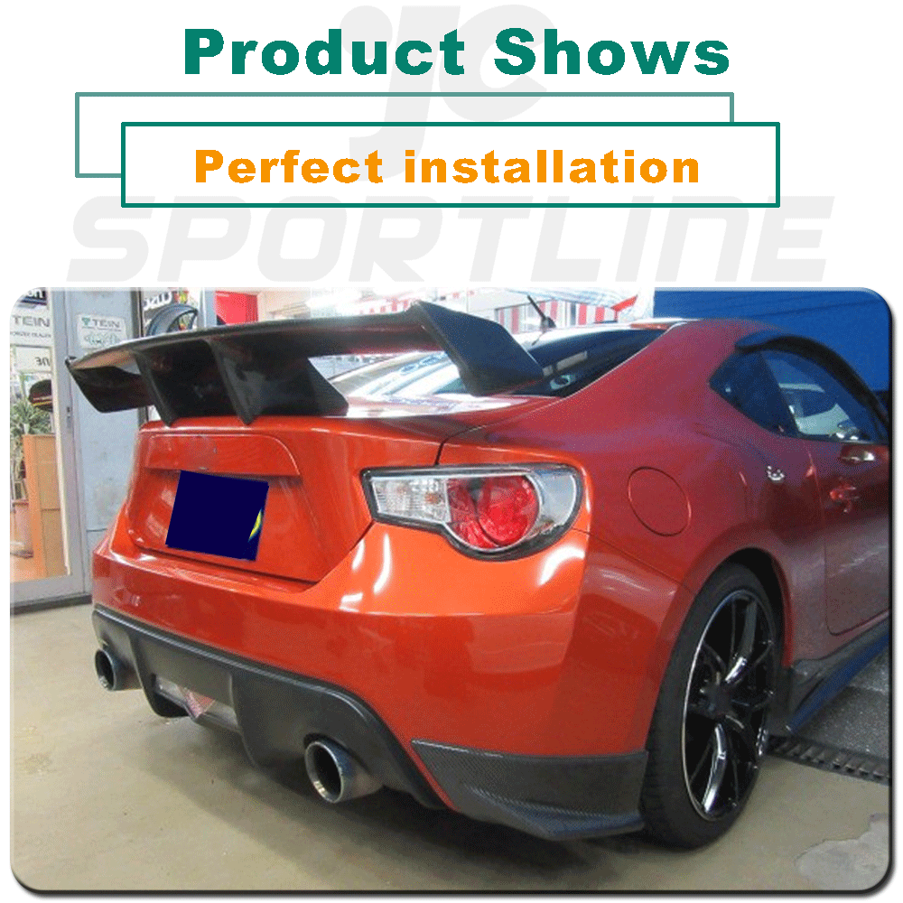 Carbon Fiber Rear Bumper Splitter Flaps Lip for Toyota GT86 Subaru BRZ ...
