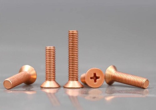 Pure Copper Phillips Cross Countersunk Flat Head Screws 4# 6# 8# 10# | eBay