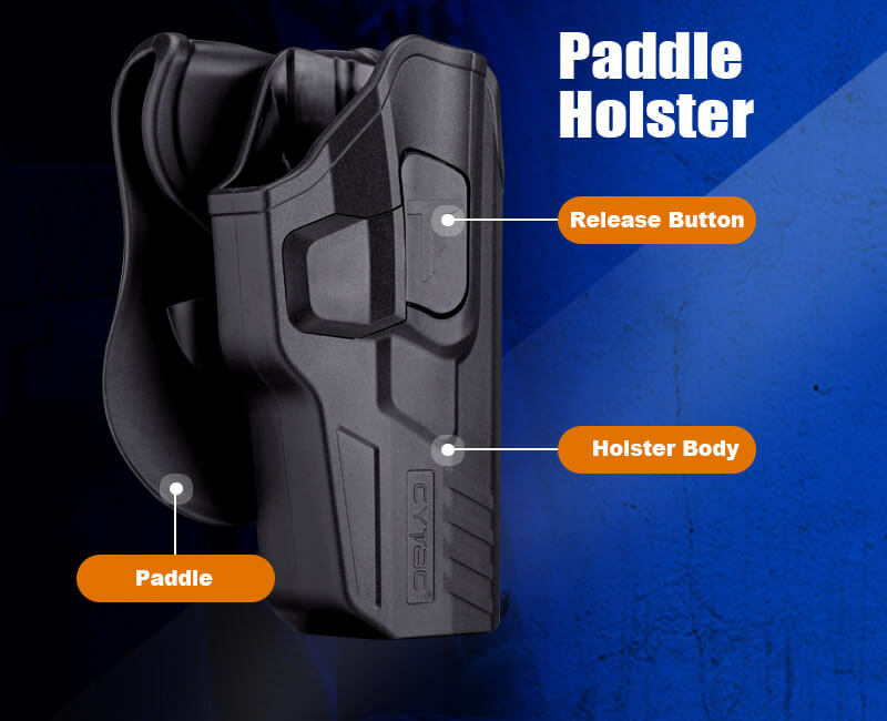 Smith & Wesson SD9VE & SD40VE Level 2 OWB Paddle Holster w Quick ...