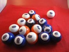 University of Florida Gators Billiard Balls Set Orange & Blue Pool Ball ...