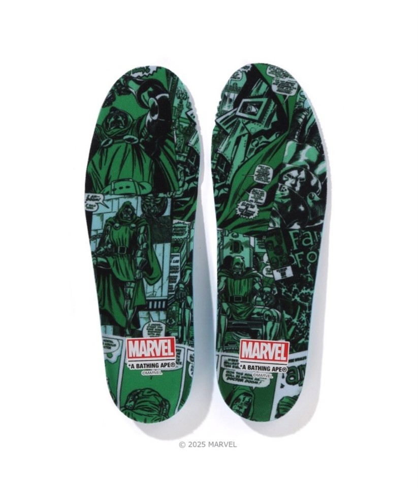 Auth a bathing ape bape bape sta x Marvel F4 dr doom US 8 9.5 11 new ...