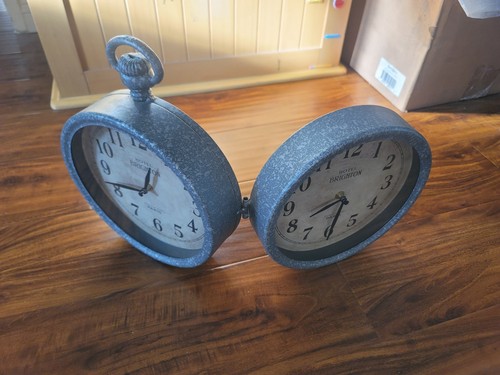 BRIGHTON Double-Sided Wall Clock - 218 Rue De Rivoli PARIS - Inc FREE ...
