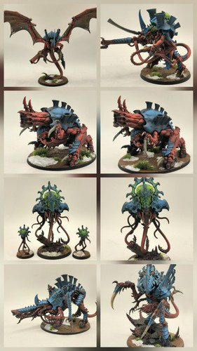 Warhammer 40k Tyranid Lot Hive Fleet Behemoth Painted TT+ and Display ...