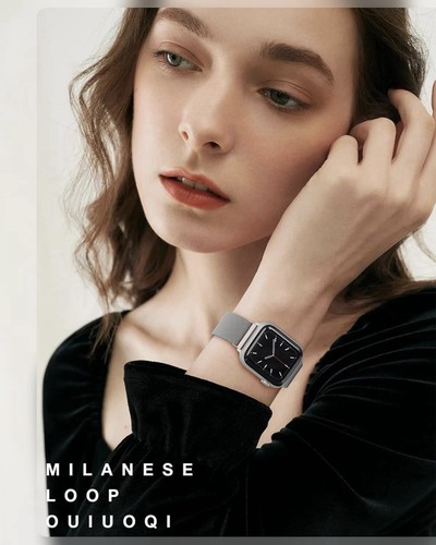 Original Stainless Steel Milanese Loop Compatible with Apple Watch Band ...