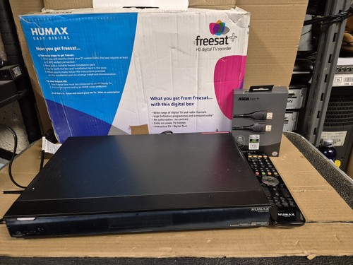 Humax Foxsat HDR Freesat+ HD With Remote And Cables Boxed | eBay UK