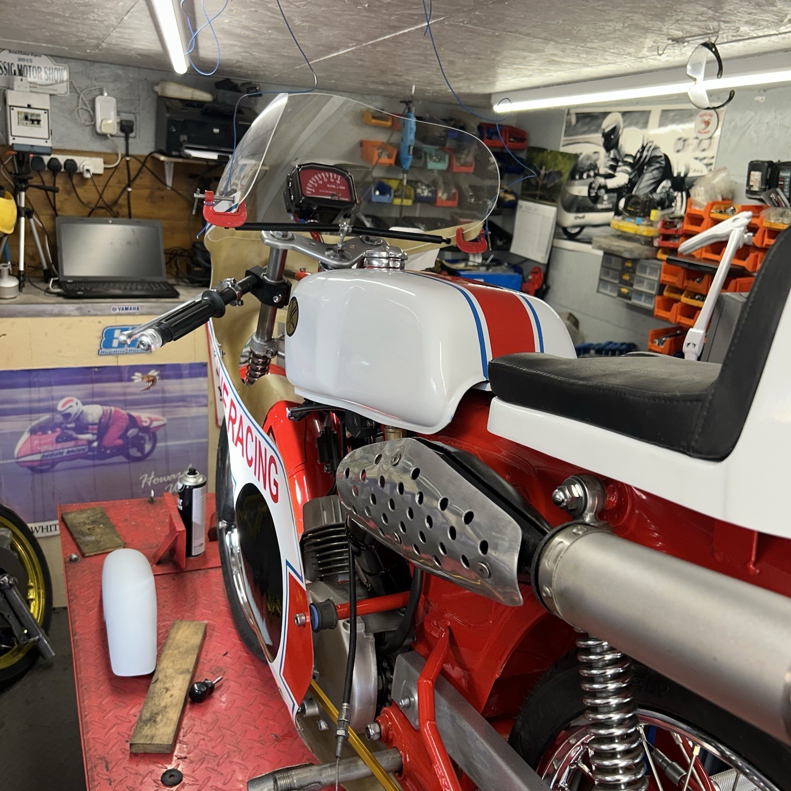 1966 Yamaha YL1 100cc GYT Kit Race Bike Twinjet With Reed Valve ...