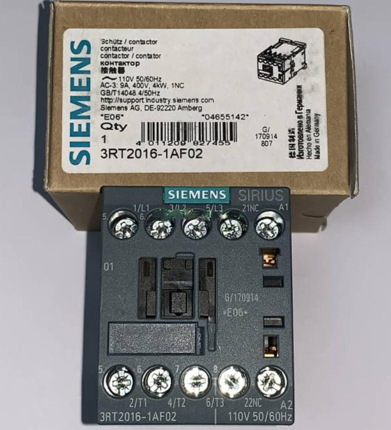 1pcs SIEMENS Contactor 3RT2016-1AF02 | eBay