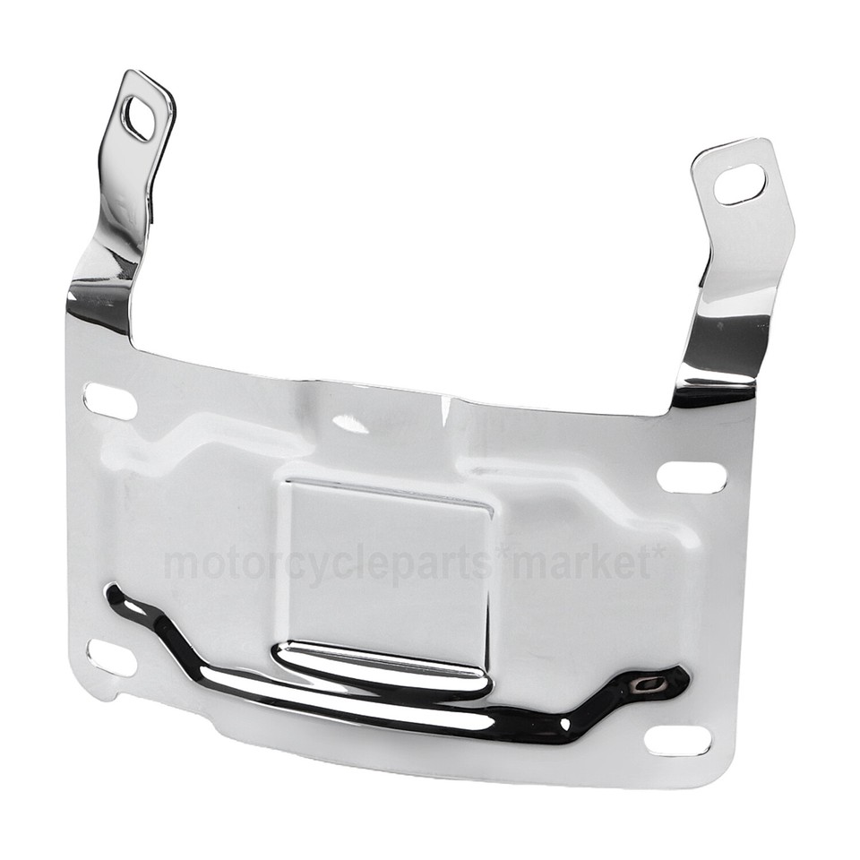 Chrome License Plate Relocation Mount Bracket For Harley Road King ...