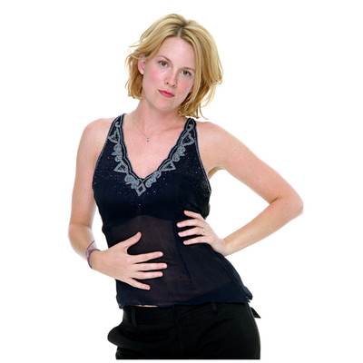 The L Word Laurel Holloman as Tina Kennard in Black Sheer Tank 8 x 10 ...