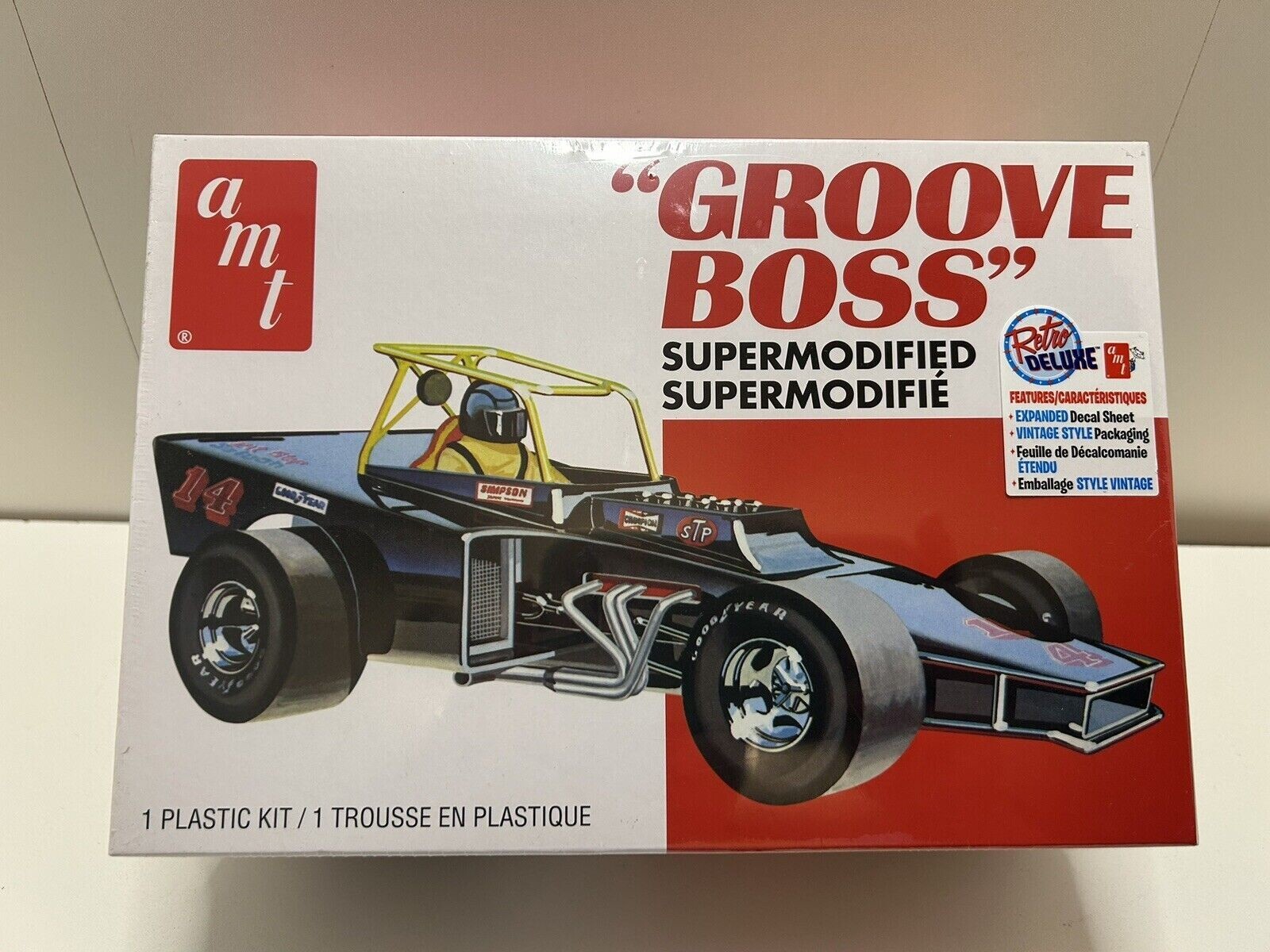 GROOVE BOSS SUPERMODIFIED DIRT RACER AMT 1:25 SCALE PLASTIC MODEL CAR ...