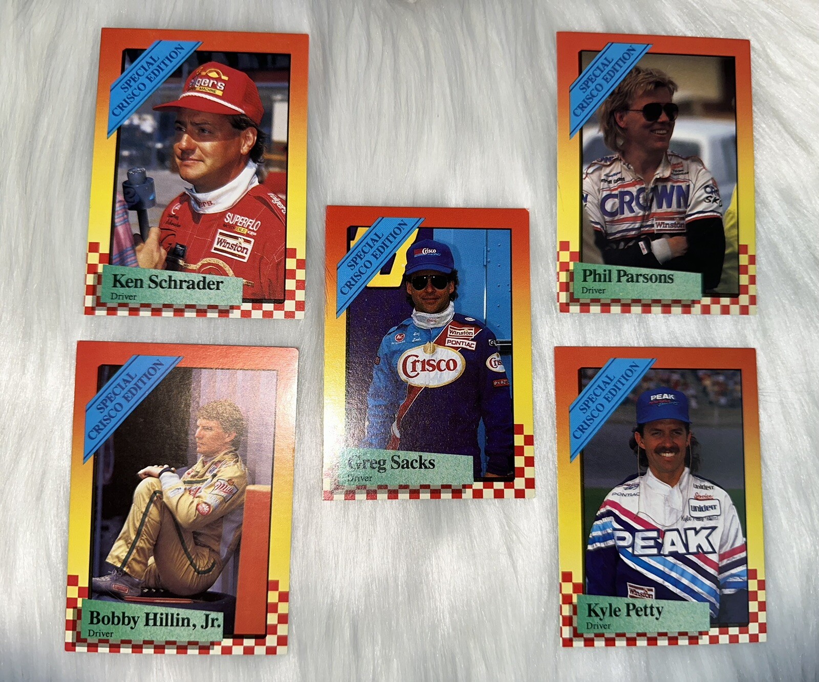 1989 MAXX RACING NASCAR RACE CARDS Special Crisco Edition 5pcs | eBay