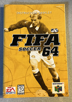 FIFA Soccer 64 Original Nintendo 64 Instruction Booklet, Used | eBay