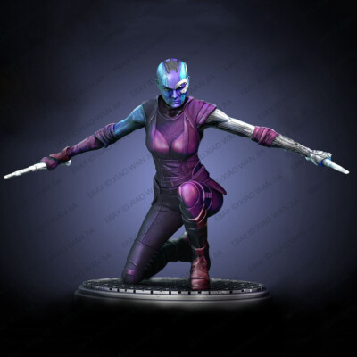 Alien Warrior Resin Figure Model Kit 1/24 Scale Nebula Unpainted ...