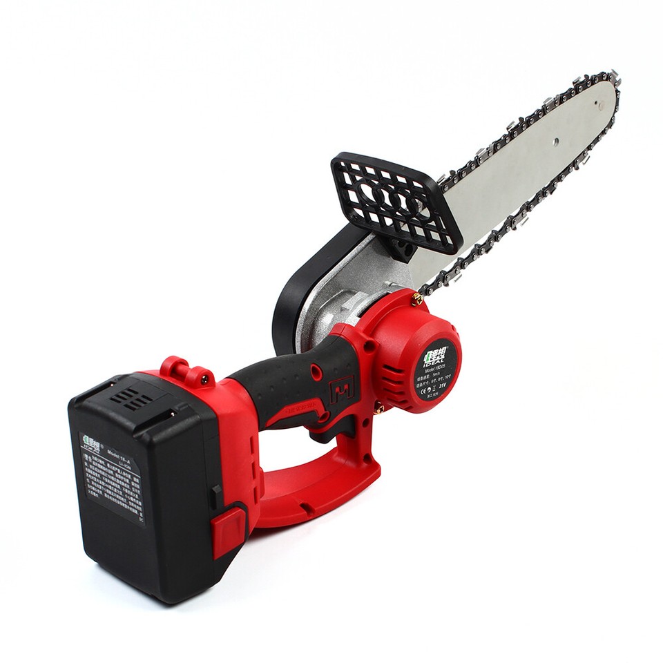 10 inch Electric ChainSaw Cordless Handheld Portable Chain Saw Battery ...