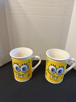 Nickelodeon Spongebob Squarepants Ceramic Hot Chocolate Coffee Mugs ...