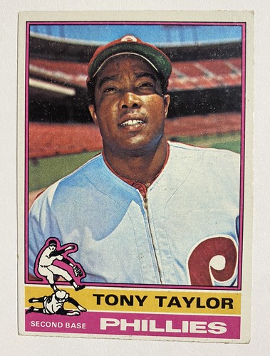 1976 Topps #624 Tony Taylor Philadelphia Phillies Vintage Baseball Card ...