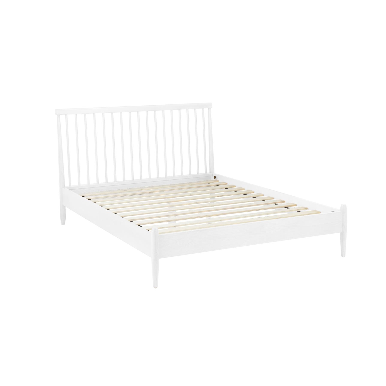 White Single Bed Frame Oak Birlea Malmo 3FT 90cm Bedstead Scandia ...