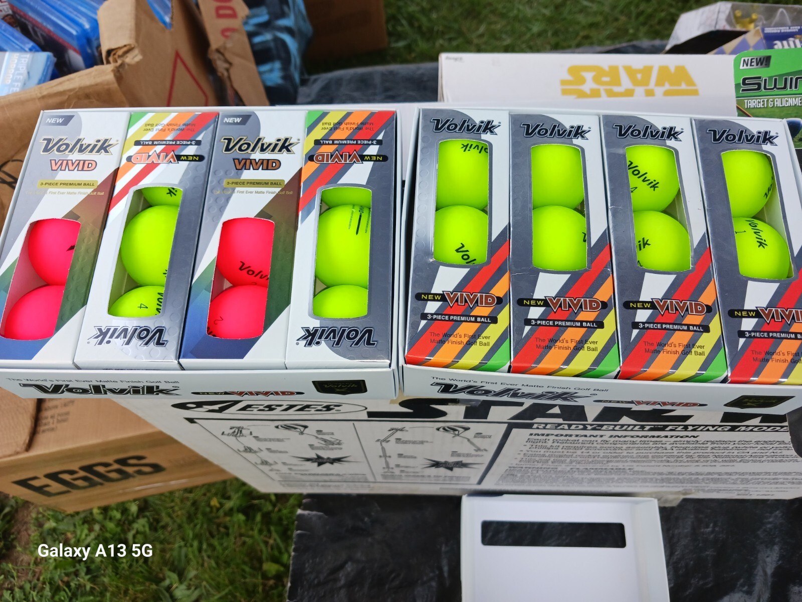 24 BRAND NEW Volvik VIVID Golf Balls - SWINGLOGIC EFX1 Target ...