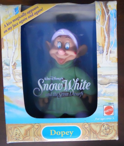 Disney DOPEY Stackable Dwarf Color Change Doll Mattel Barbie Snow White ...