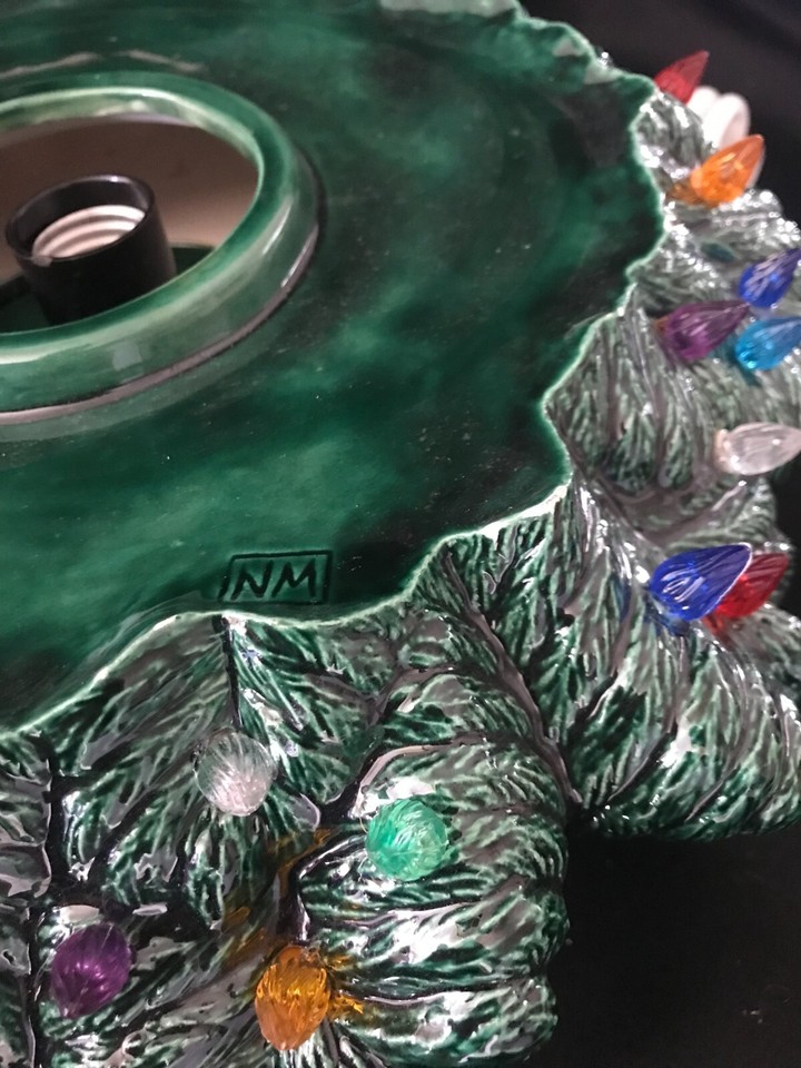 Vintage Large Ceramic Christmas Tree Nowell Molds 19 Inch 3 Tier ...