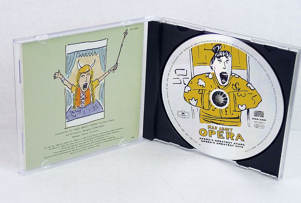 Mad About Opera - Opera's Greatest Stars/Hits - Deutsche Grammophon CD ...