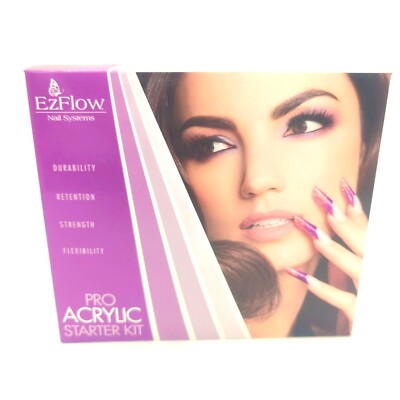 EzFlow Nail Systems - Pro Acrylic Starter Kit - 12 Pieces | eBay