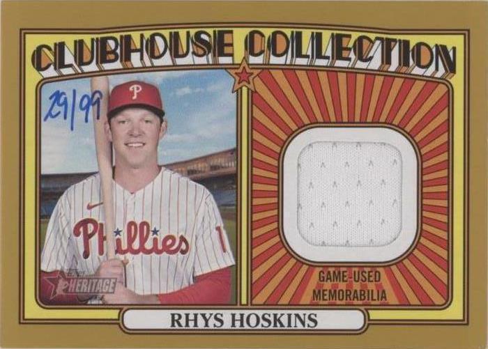 2021 Topps Heritage High Number - Clubhouse Collection Relics Rhys ...