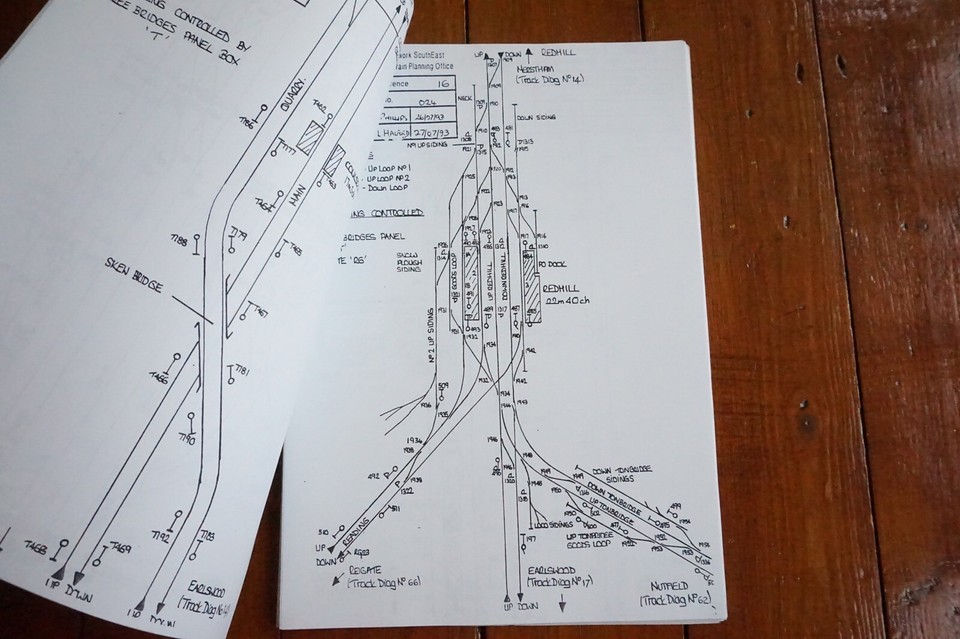 1993 Network SouthEast NSE Signal Track Railway Plans - c75 Sheets ...