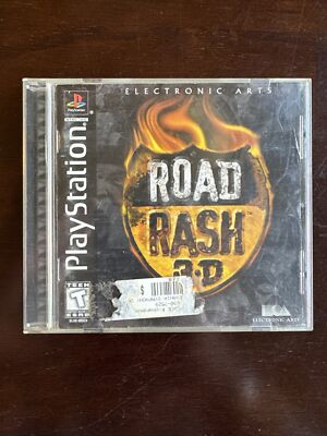 Road Rash 3D (Sony PlayStation 1, 1998) PS1 Black Label Complete ...