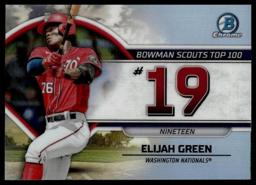 2023 Bowman Chrome #BTP-19 Elijah Green Bowman Scouts Top 100 | eBay