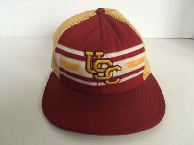RARE vintage Authentic USC mesh Snapback hat cap | eBay