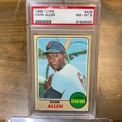 1968 Topps Hank Allen #426 *Senators* PSA 8 NM-MT | eBay