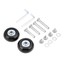 1 Pair Suitcase Replacement Wheels Travel Bags Luggage Repair Kit OD ...