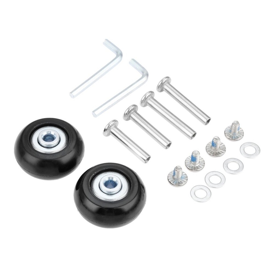 1 Pair Suitcase Replacement Wheels Travel Bags Luggage Repair Kit OD ...