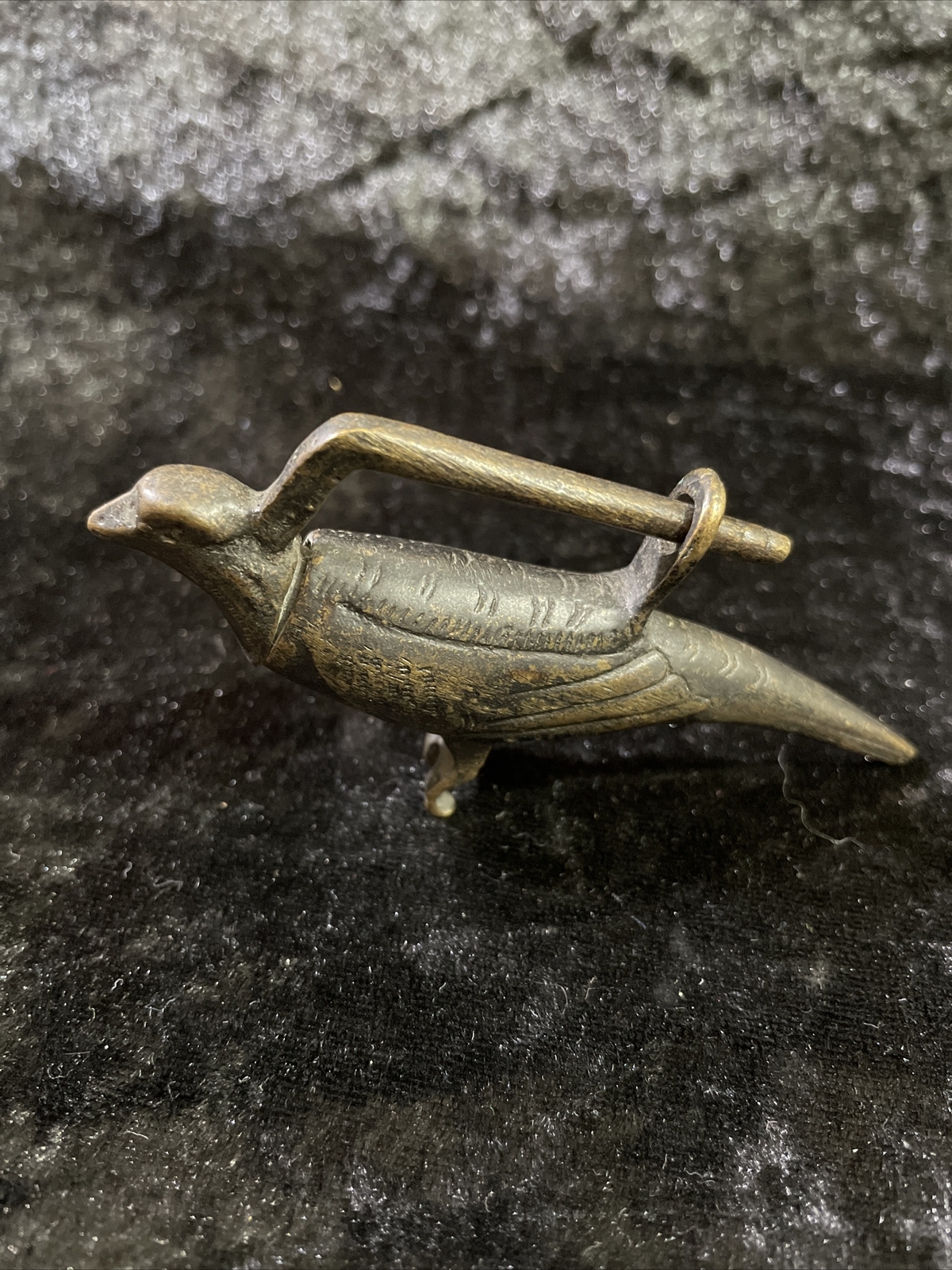 Bronze Antique Bird Artifact - Beautifully Detailed - 3 3/4" Long - 80 ...
