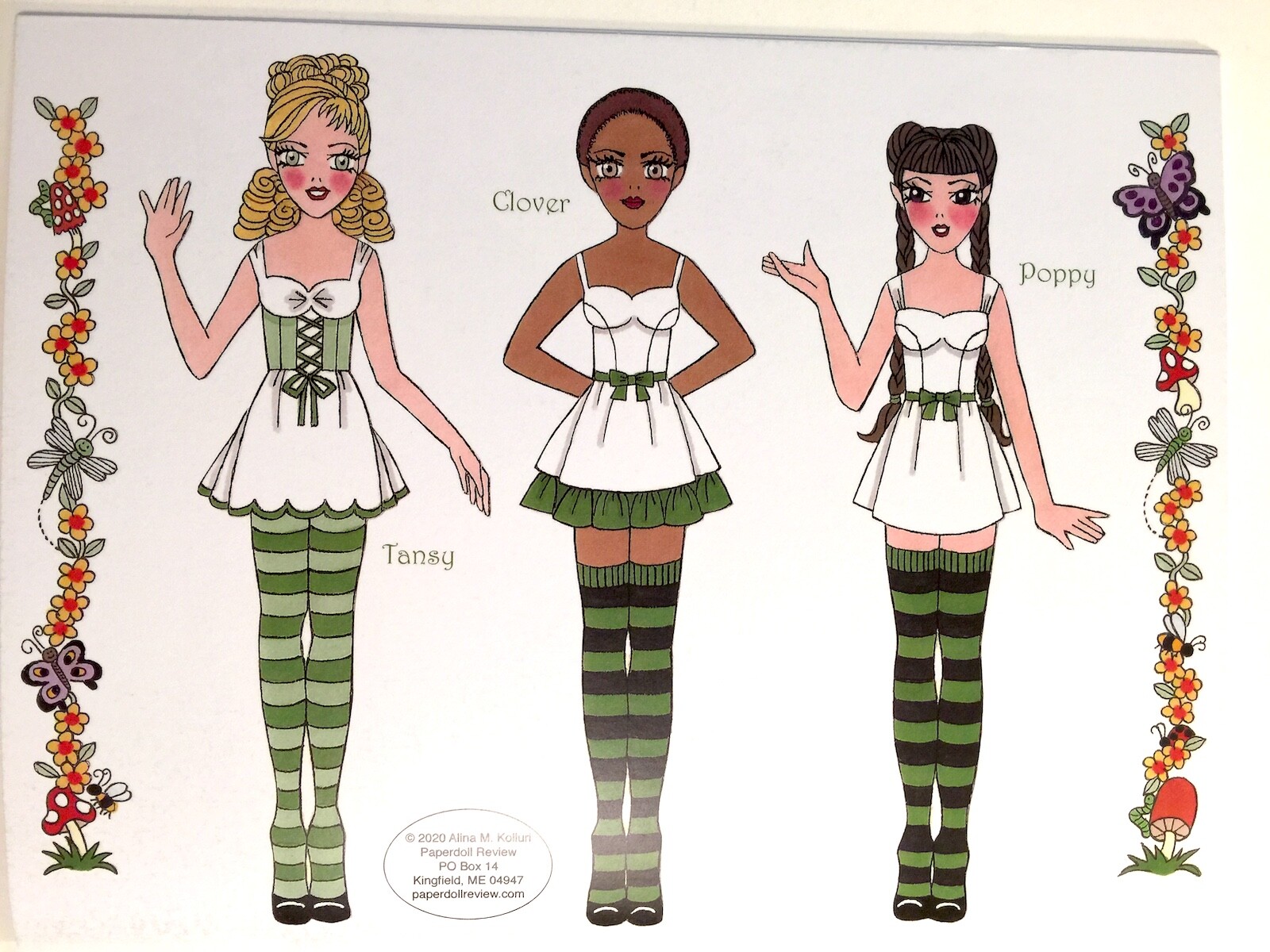 Whimsical! FLUTTER PAPER DOLLS from the Land of Faerie - by Alina ...