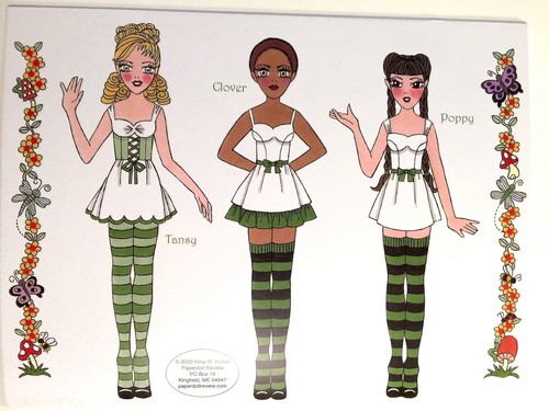 Whimsical! FLUTTER PAPER DOLLS from the Land of Faerie - by Alina ...