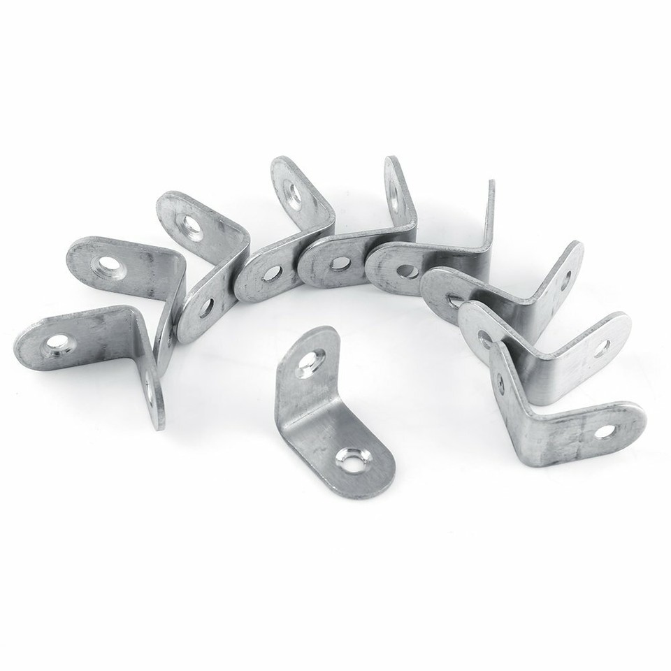 4Pcs 20~50mm Right Angle Bracket L Shape Corner Brace Joining Fixing ...