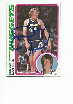 DAN ISSEL Autographed Signed 1978-79 Topps Basketball card Denver ...