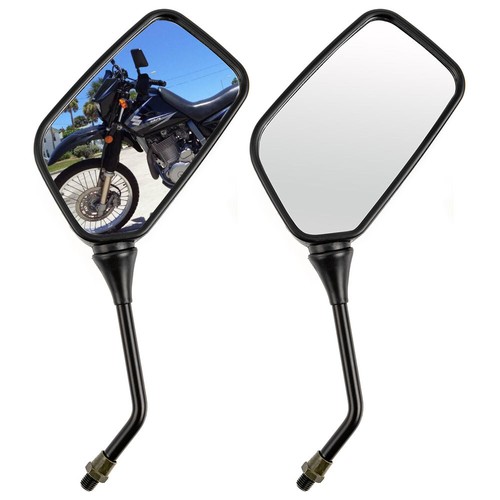 Black Motorcycle Rearview Side Mirrors for Honda CB 350 450 550 600 650 ...