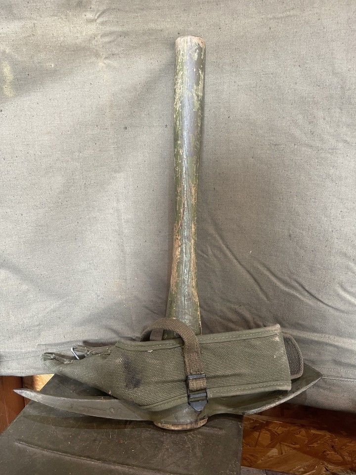 WW2 US Army Pickaxe 1942 Military Pick Normandy D-Day Lend-Lease Tool ...
