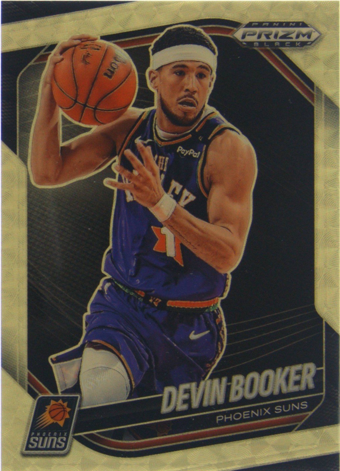 2024-25 Panini Prizm Black - Devin Booker, Devin Booker #11 Gold Vinyl ...