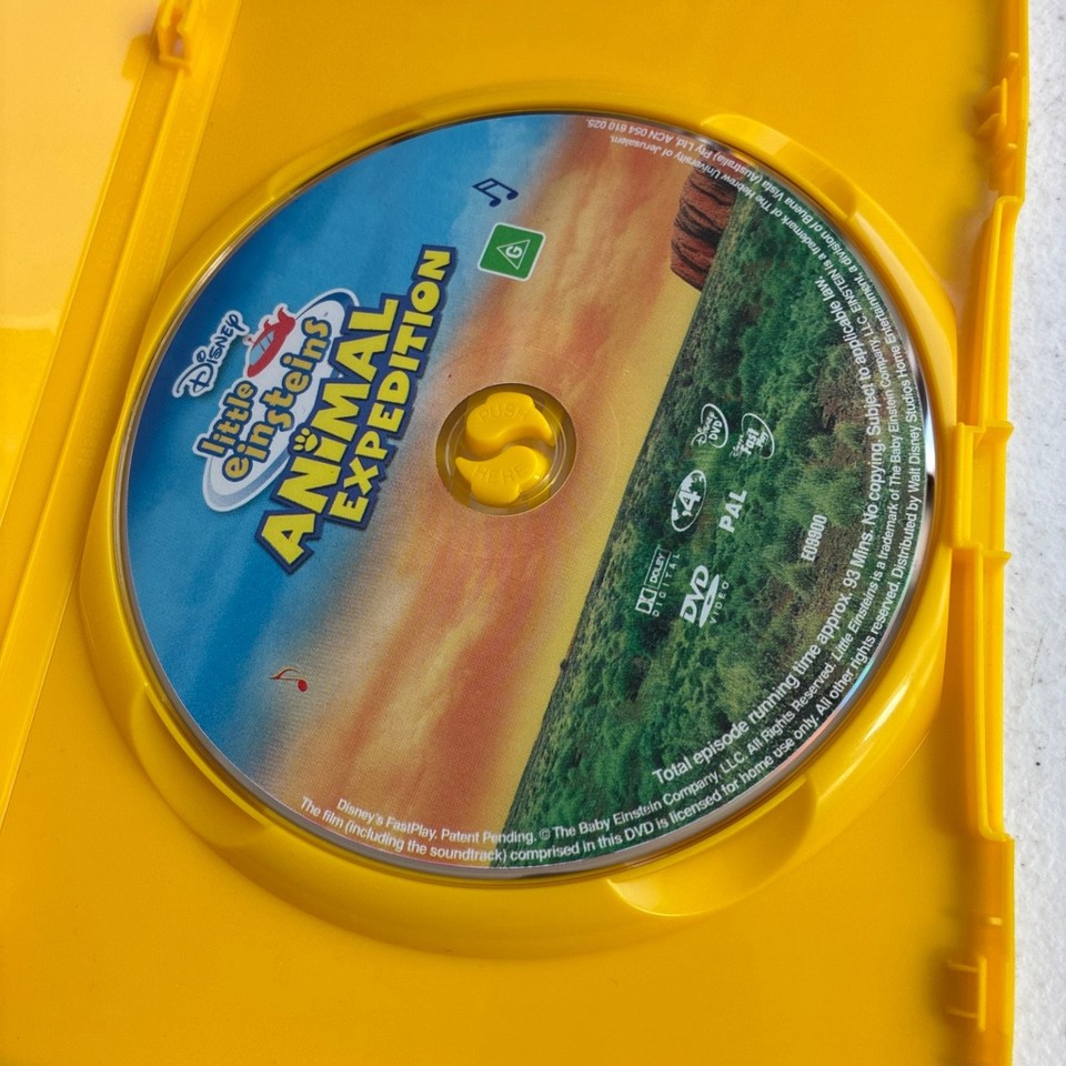 Little Einsteins Animal Expedition DVD 2008 Disney PAL Kids Fun | eBay ...