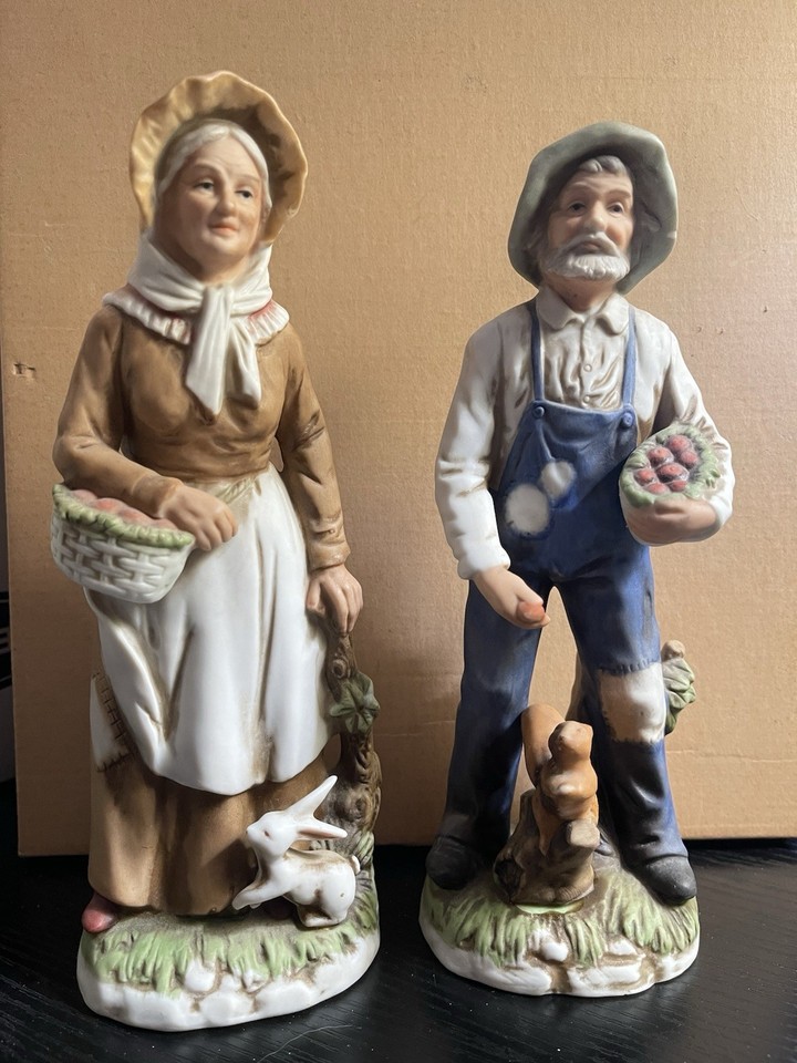 11 Homco Porcelain figurines #1426 Both, #1477 Both, 1409 Both, 8829 ...