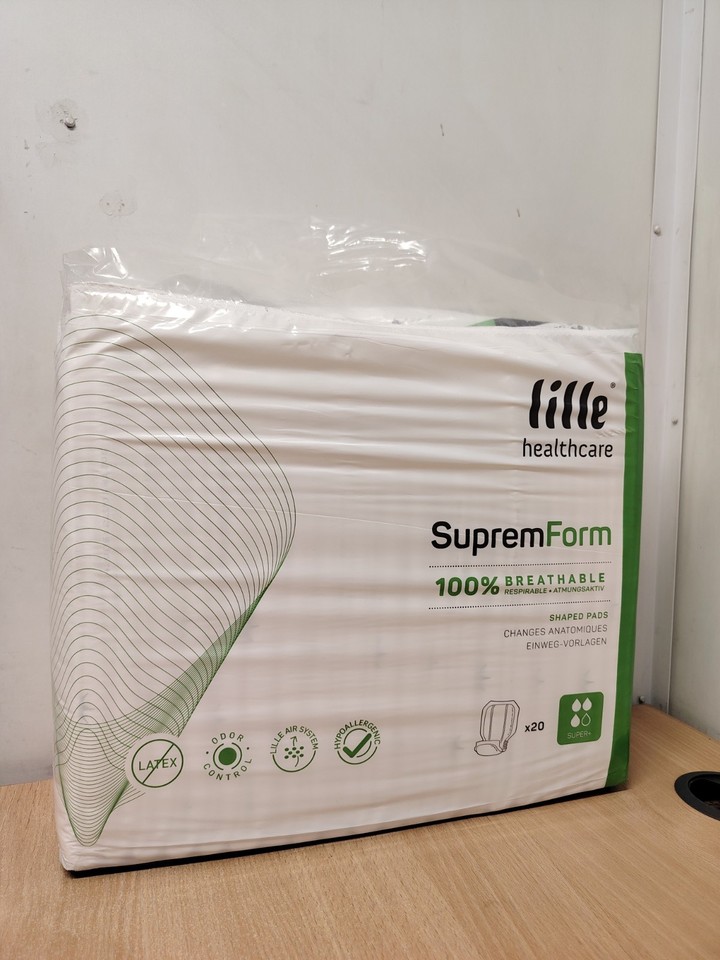 Lille Healthcare Suprem Form Super Plus Incontinence Pads 1 of 20 ...