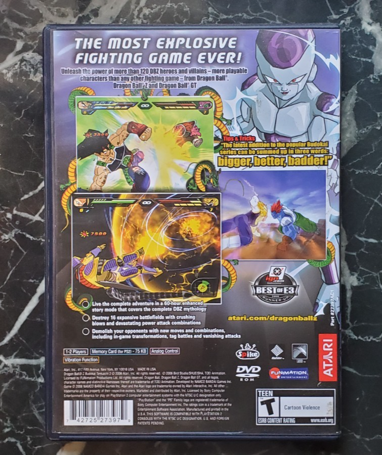 Dragon Ball Z: Budokai Tenkaichi 2 - Sony PlayStation 2 742725273979| eBay