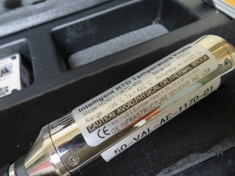 GE Kaye Instruments Intelligent RTD Temperature Probe M2801/IRTD-400 ...