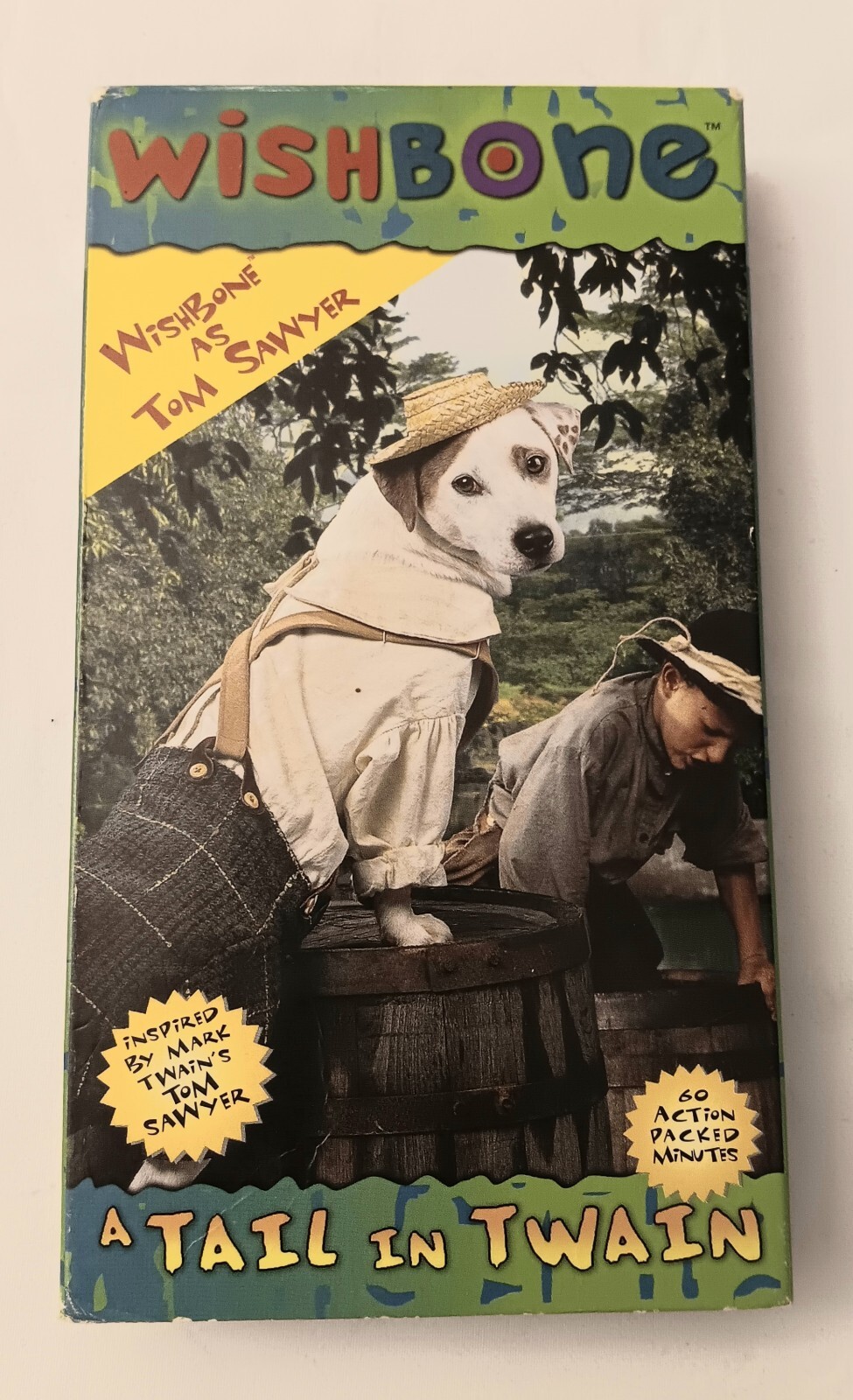 WISHBONE: A TAIL IN TWAIN (vhs) Wishbone as Tom Sawyer. NEW. Rare. PBS ...