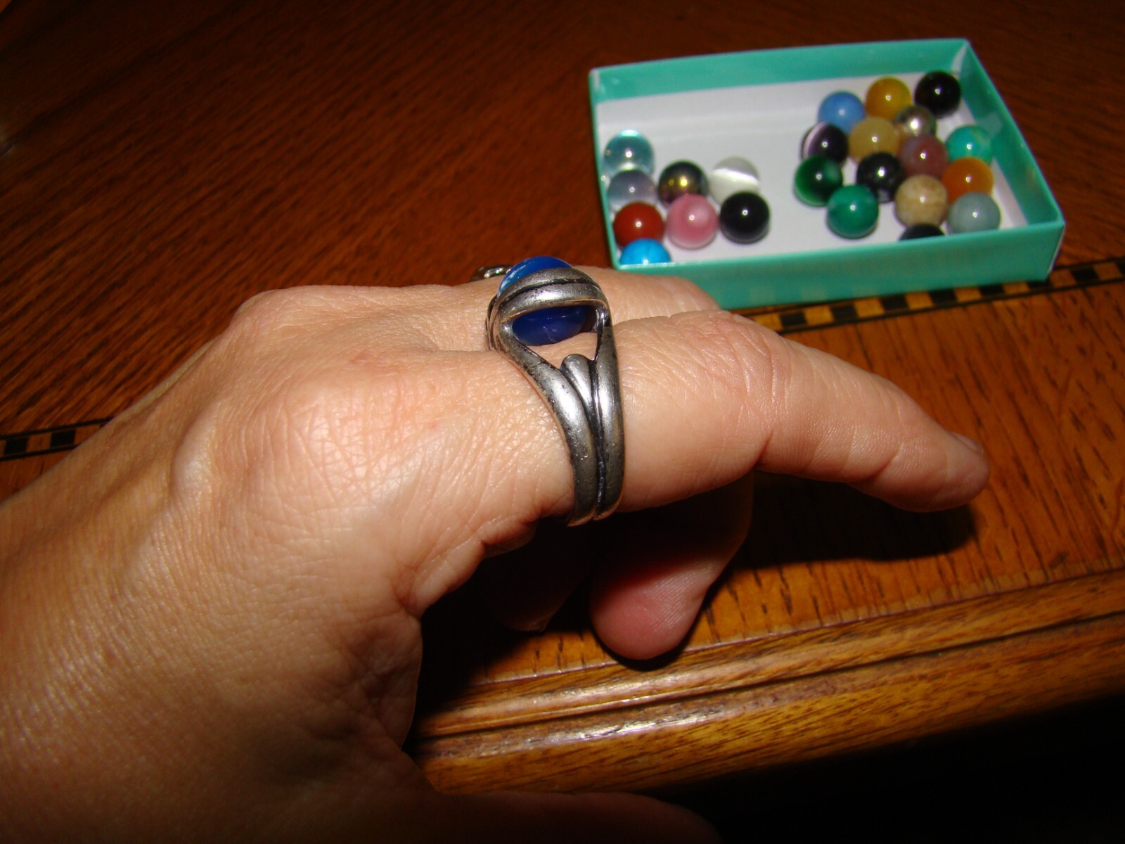 AMAZING ORIGINAL ORBIS Sterling ring sz 8.5 w/23 10mm orbs | eBay