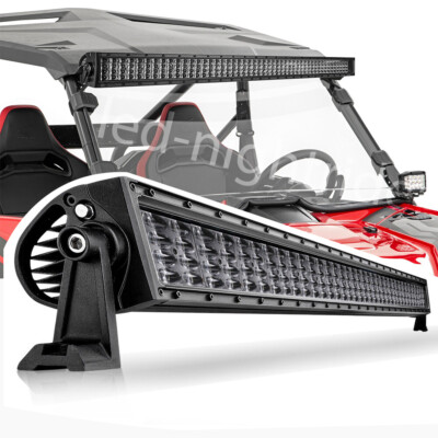 For Honda Talon 1000 40" 10D LED Work Light Bar 4-Row Spot Flood Combo ...